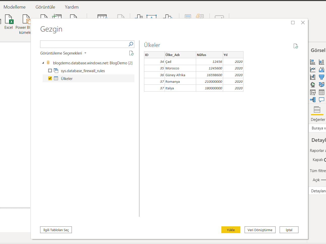 Azure SQL Database Oluşturma ve Power BI Desktop’a Veri Aktarımı ...